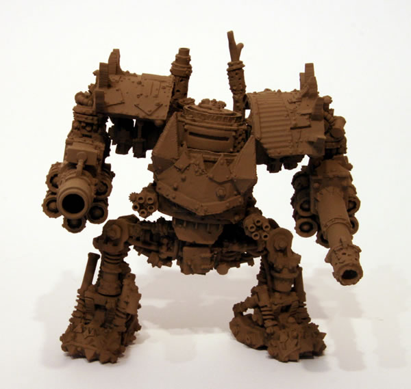 Basecoating the Mega-Dread - Felix's Gaming Pages
