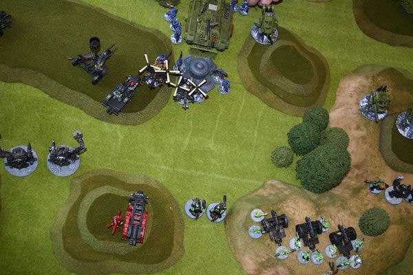 Aerial View of my latest game of Warhammer 40K... - Felix's Gaming Pages