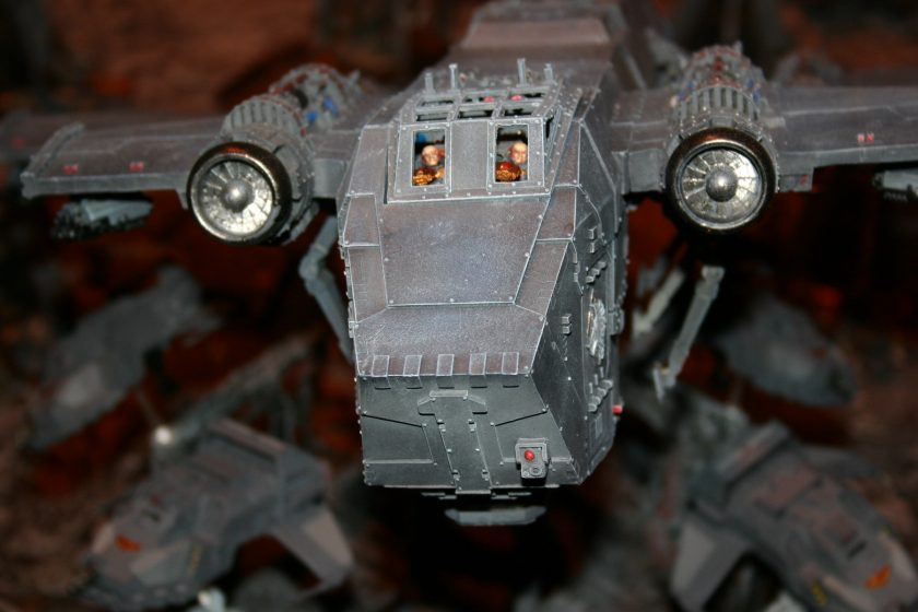 Space Marine Thunderhawk Transporter Cockpit - Felix's Gaming Pages