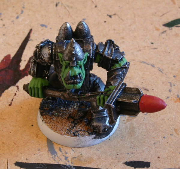 First use of Foundation Paints - Ork with Rokkit Launcha - Felix's ...