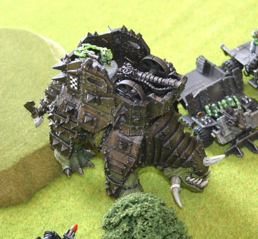 Ork Squiggoth with Zzapp Gun - Felix's Gaming Pages