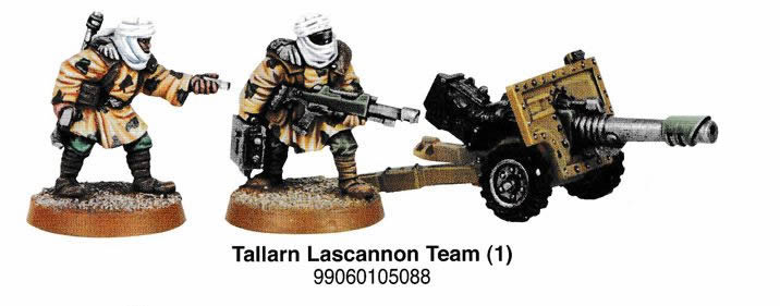 Tallarn Imperial Guard Lascannon - Felix's Gaming Pages