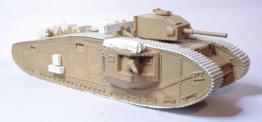 Basecoating the Mark IX Beast - Felix's Gaming Pages