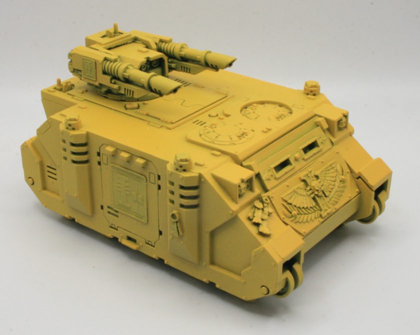 Basecoating the Razorback - Felix's Gaming Pages