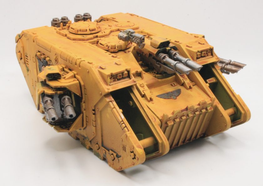 Drybrushing the Land Raider - Felix's Gaming Pages