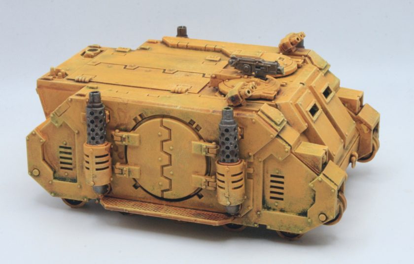 Drybrushing the Deimos Pattern Rhino - Felix's Gaming Pages