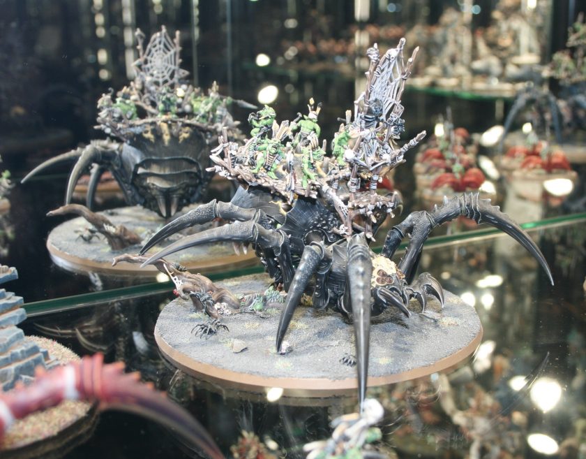 Webspinner Shaman on Arachnarok Spider - Felix's Gaming Pages