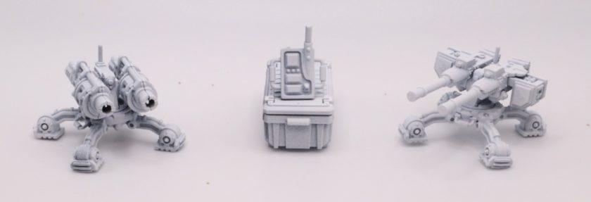 Undercoating and Basecoating the Trazior Pattern Sentry Guns - Felix's Gaming Pages