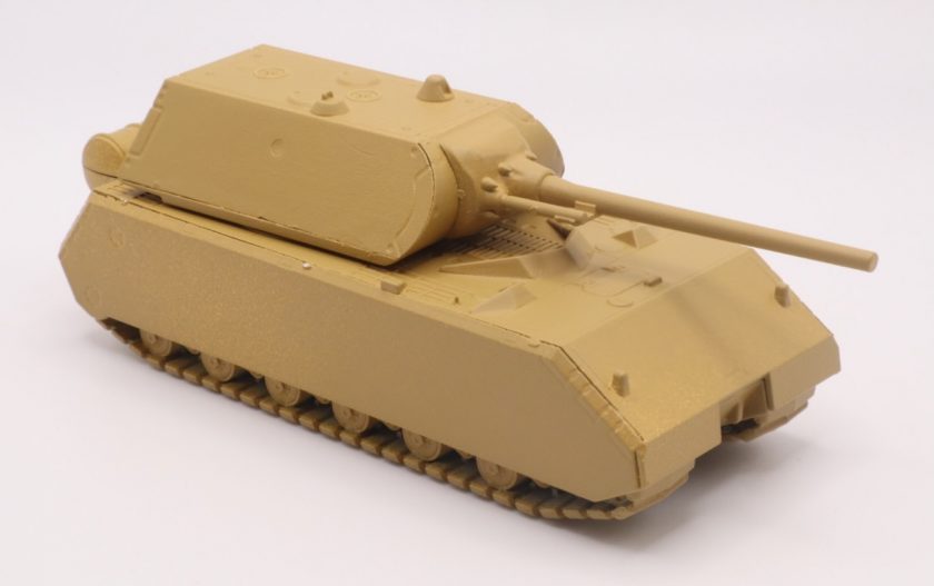 Basecoating the Maus Super Heavy Tanks - Felix's Gaming Pages