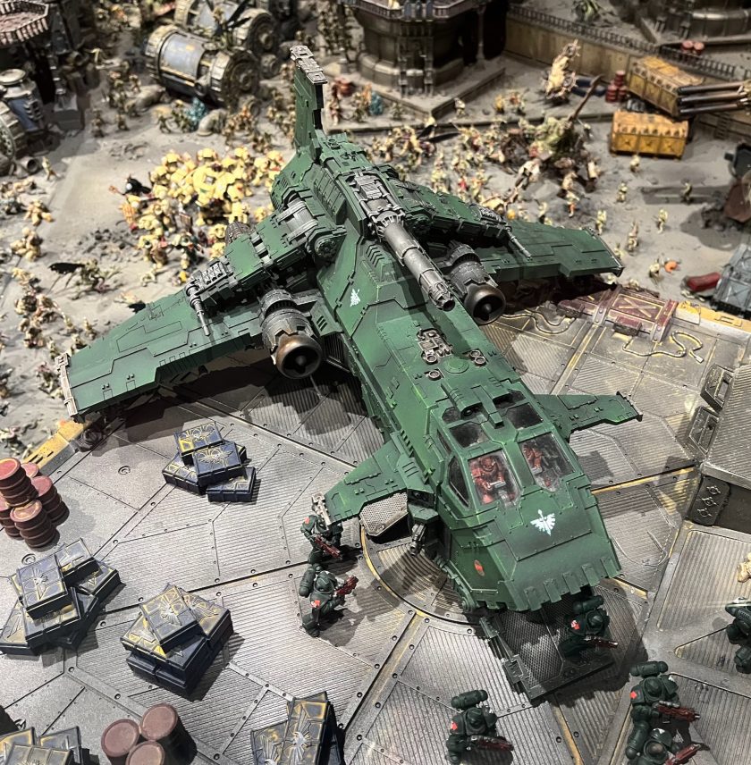 Dark Angels Thunderhawk Gunship - Felix's Gaming Pages