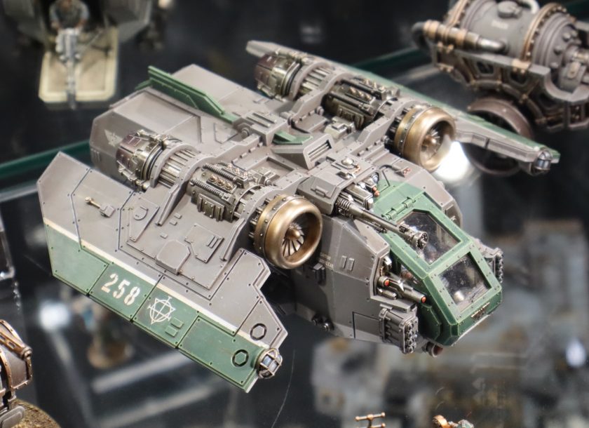 Plastic Arvus Lighter on display at Warhammer World - Felix's Gaming Pages